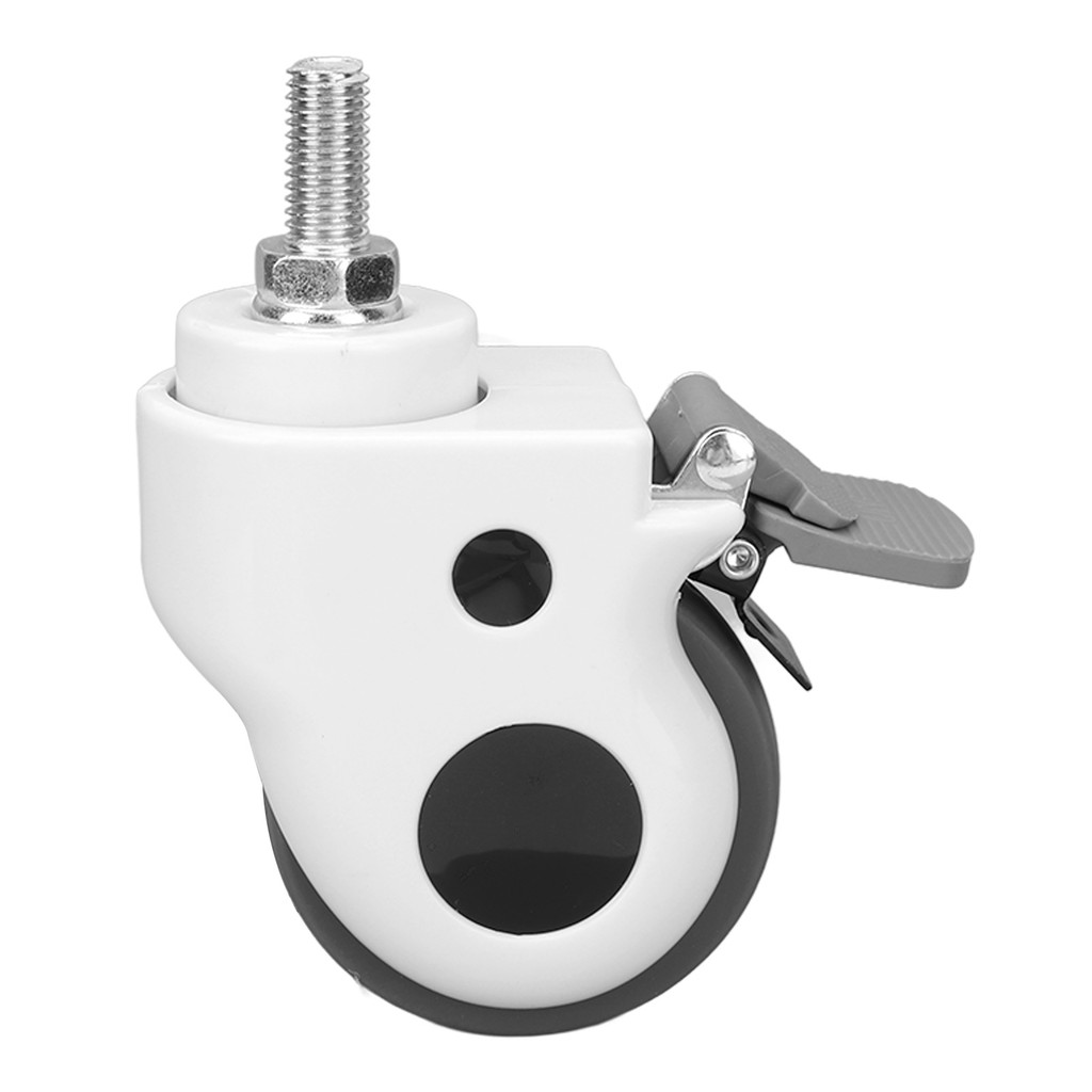 Swivel Casters Wheels Heavy Duty Brake TPR Nylon 154 Lbs 3 Inch Less ...
