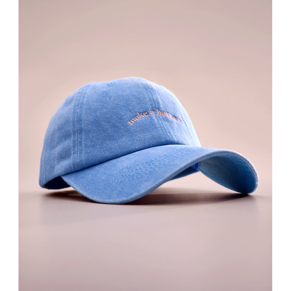 AURORA (BLUE) WASHED BASEBALL CAP | Shopee Philippines