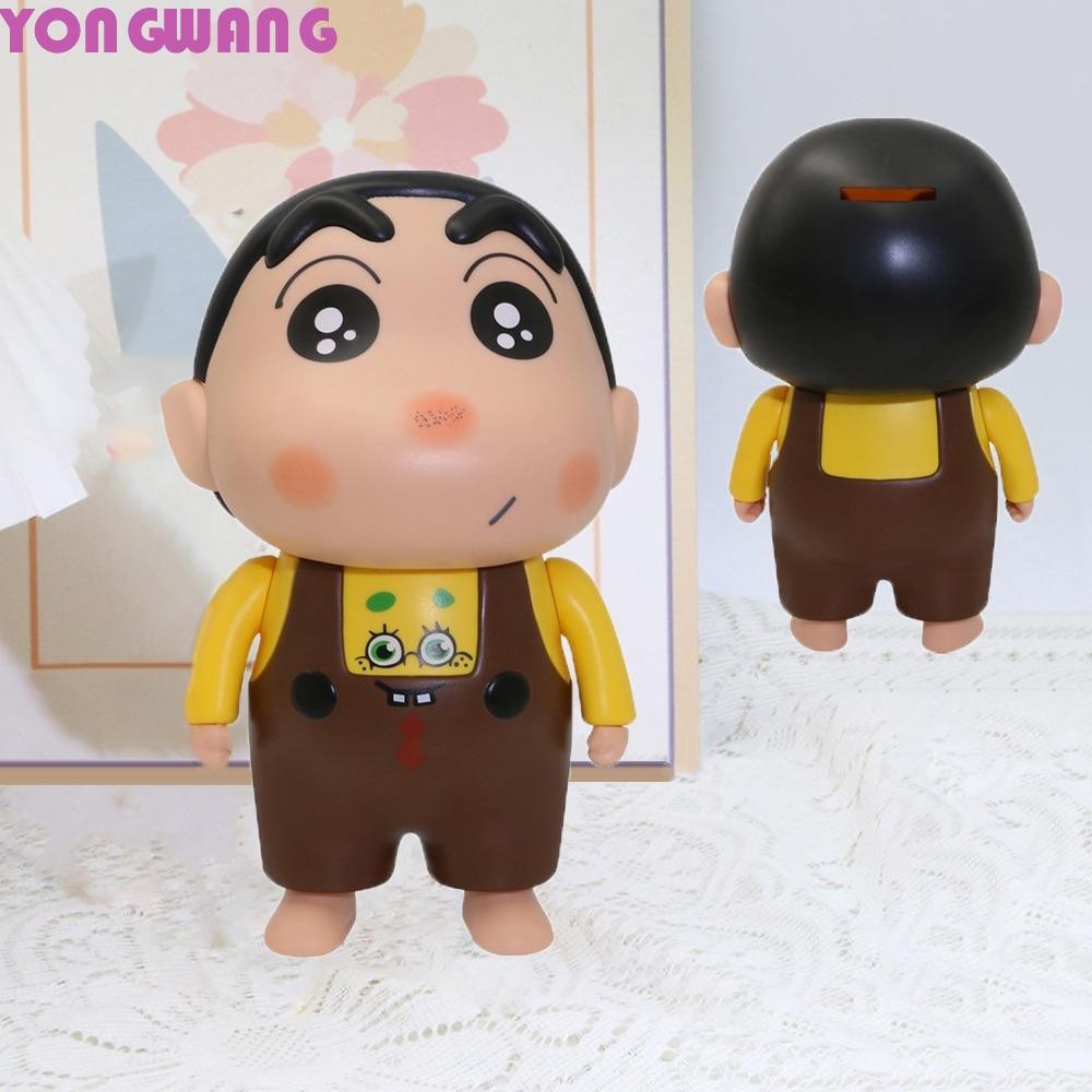 YONGWANG66HR Freckles Crayon Shin-chan Piggy Bank, Savings Tank Figure ...