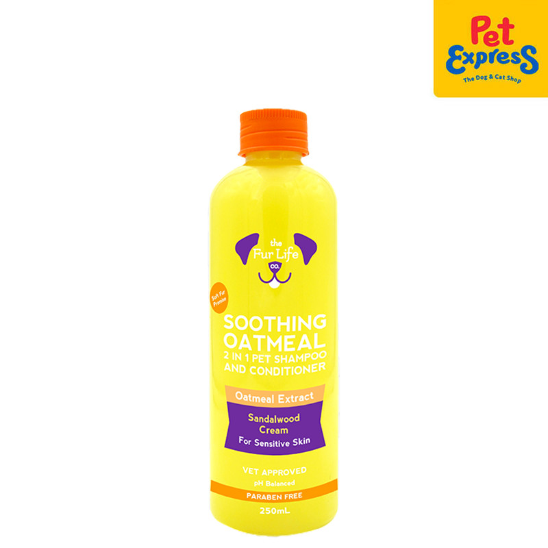 The Fur Life Soothing Oatmeal 2-in-1 Pet Shampoo and Conditioner 250ml ...