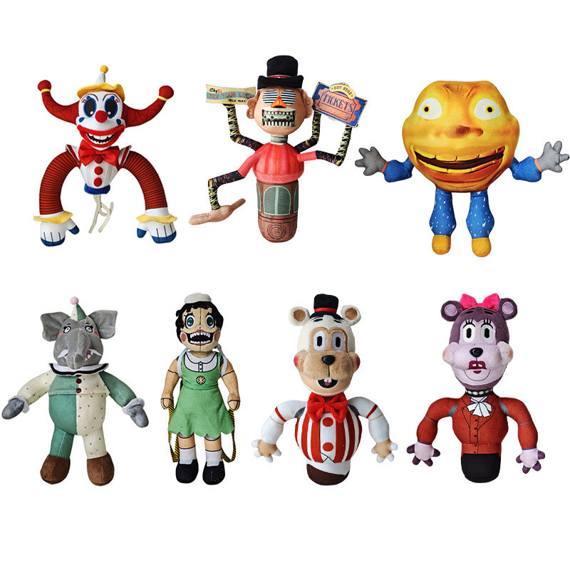 Secret of the Mimic Plush Toy Clown Doll Number Plate Window Robot Doll ...