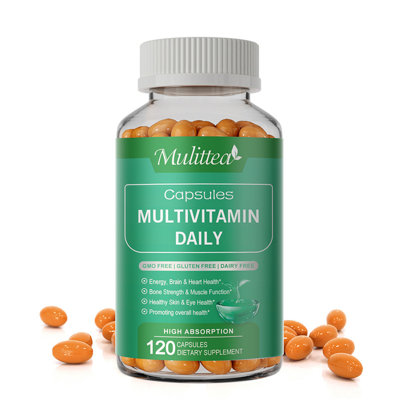 Mulittea Multivitamin Capsules Immune System and Energy Support ...
