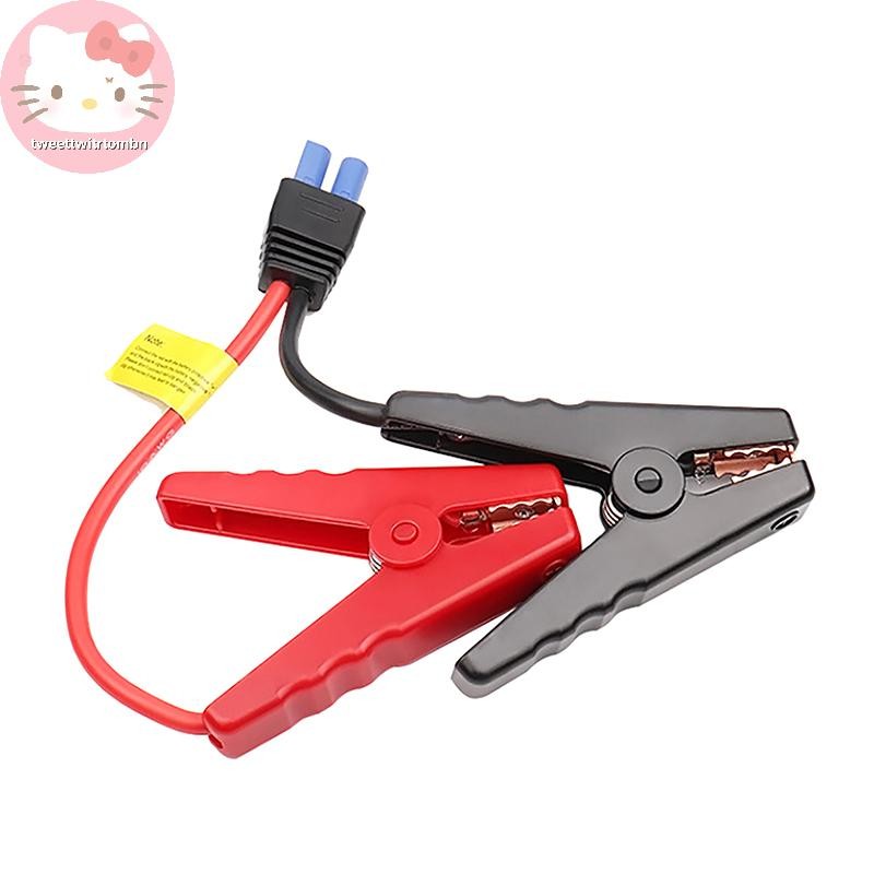 tweettwitombn Emergency Battery Jump Cable Clamps With EC5 Plug ...