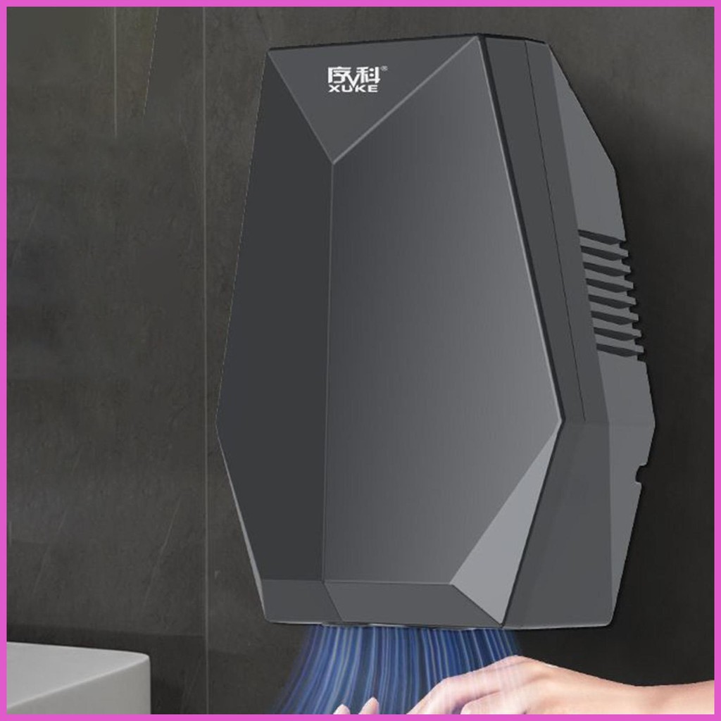 Portable Hand Dryer Touchless Quiet Commercial Bathroom Dryer Wall ...