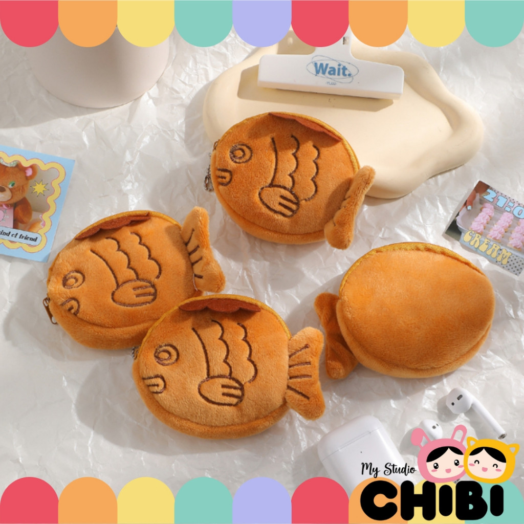 [My Studio Chibi] Kawaii Coin Purse Taiyaki Fish Samanco | Shopee ...