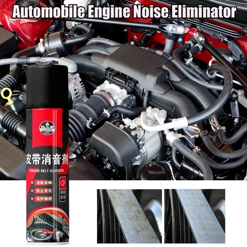 Belt Dressing Spray For Car Belt Lubricant Silencer Engine Eliminate ...