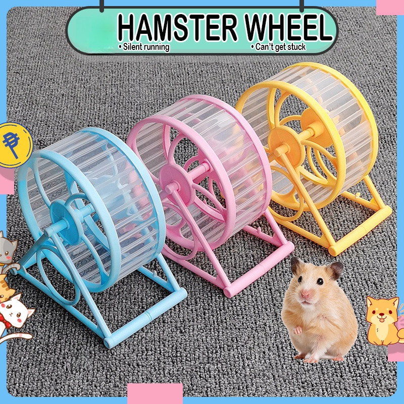 Silent Hamster Wheel - Noiseless Safe Spinner with Non-Slip Track ...