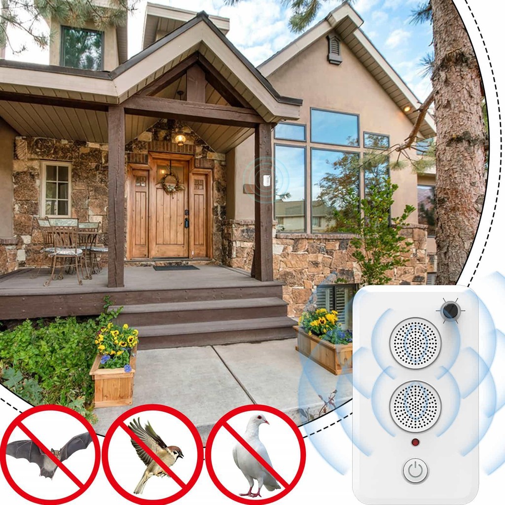 Bat Repeller Devices Adjustable Electric Animal Trap Ultrasonic ...