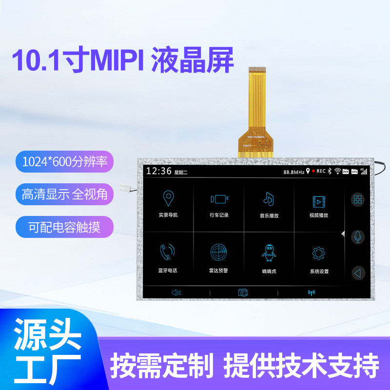 10.1Inch1024x600Full View IPS Hd TFT Display Touch Screen MIPI ...