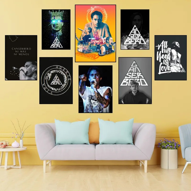 New Canserbero Singer Star Poster Prints Wall Painting Bedroom Living ...