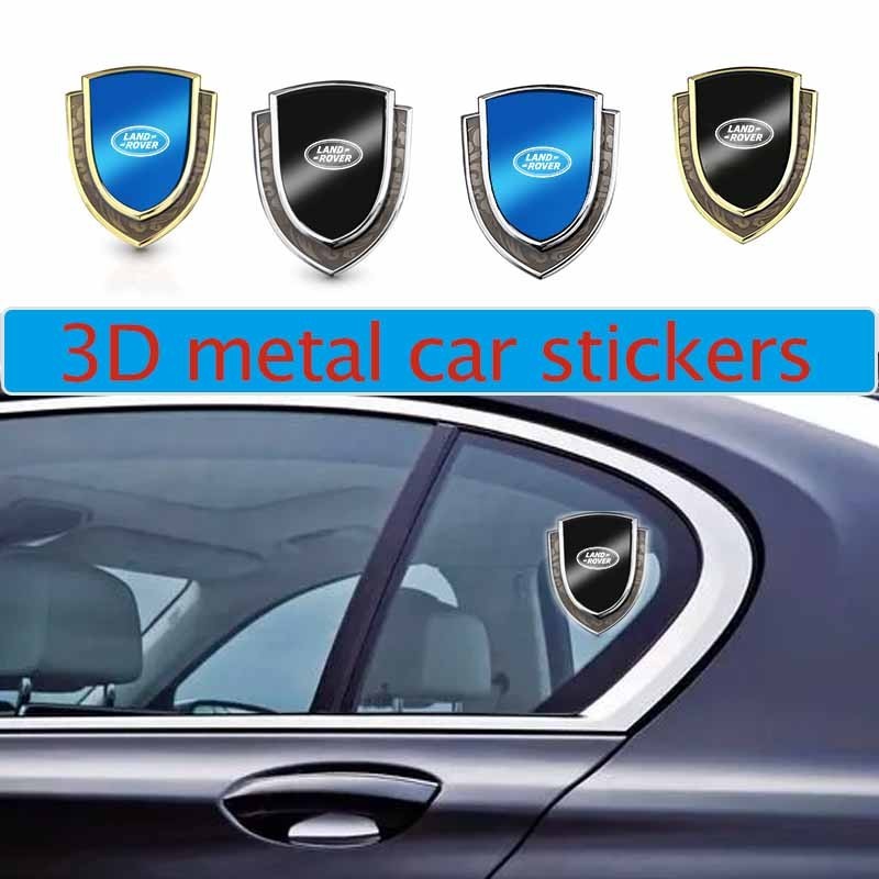 Land Rover car 3D laserlogo side door badge metal stickers side window ...