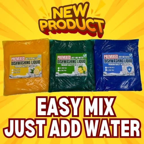 [DIY.KING] DISHWASHING LIQUID KIT JUST ADD WATER (4L - 16L YIELD ...