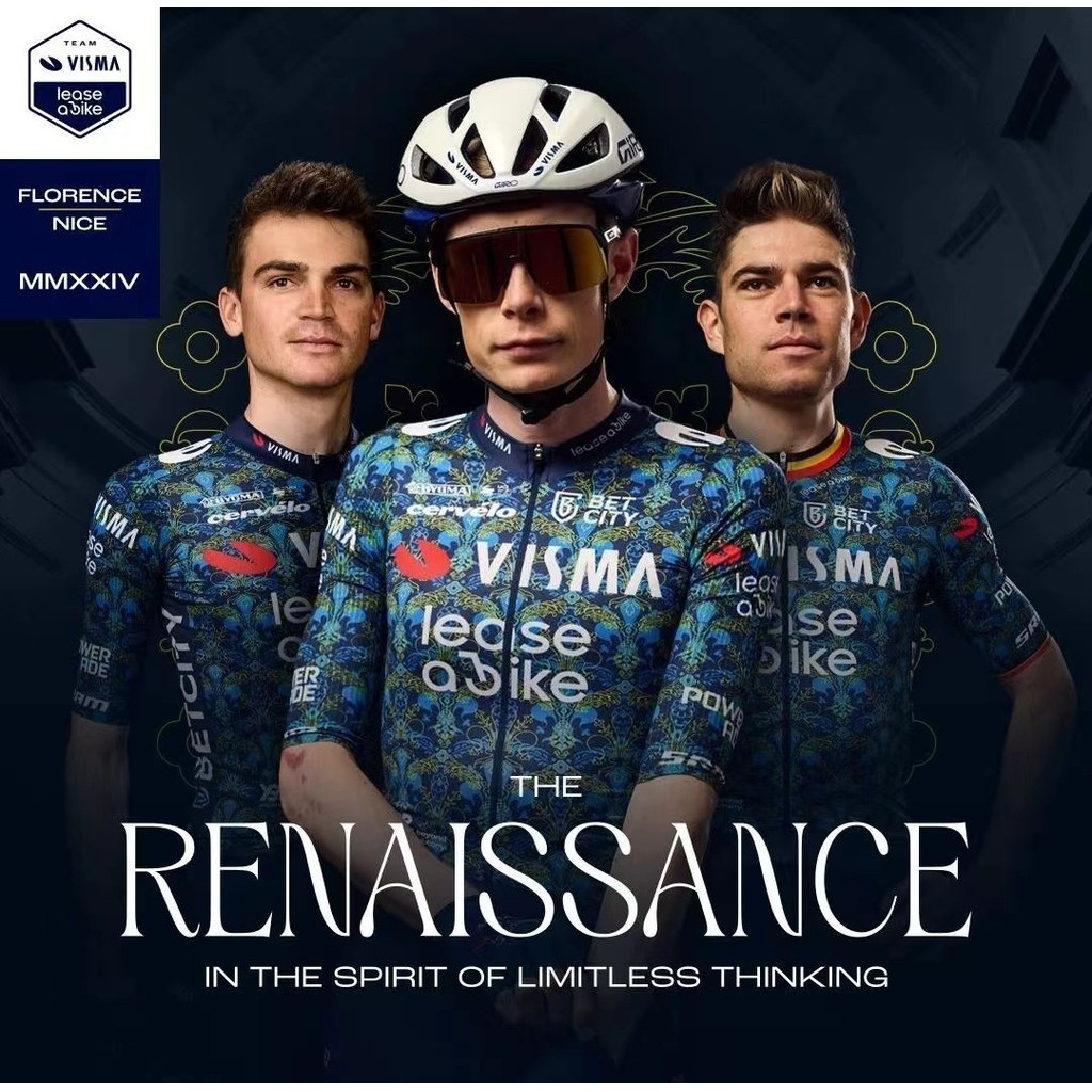 POWERBAND Jumbo VISMA Pro Team Cycling Jersey Set Men's Ciclismo ...