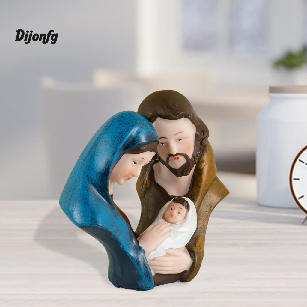 Holy Family Statue Resin Nativity Statue Handcrafted Nativity Scene ...