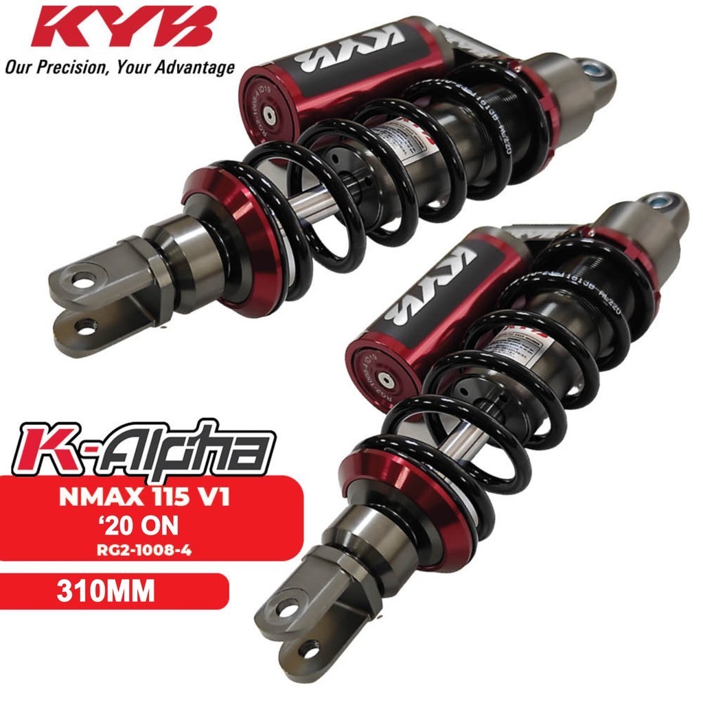 KYB K-Alpha NMAX 155 V1 '20 ON [310mm] Shock Absorber (Made in Thailand ...