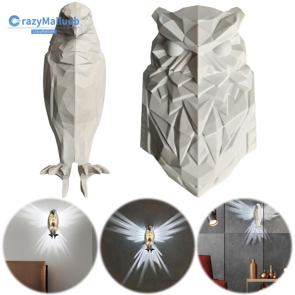 3D Animal Owl Wall Light Battery Operated 3D Animal LED Wall Lamp Owl Eagle Lamp [CrazyMallueb ...
