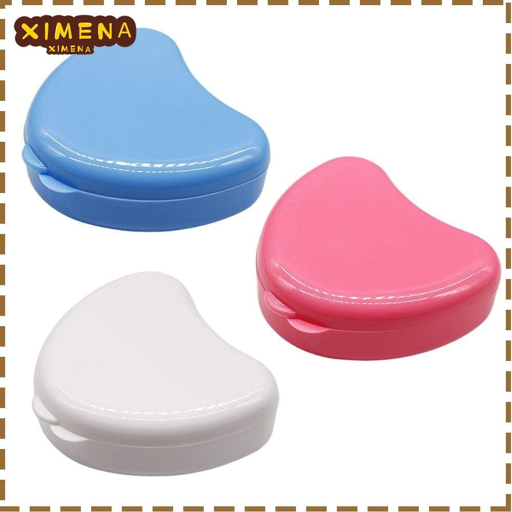 XIMENA Retainer , Multiple Colors Portable Denture Tray Box, Mouth ...