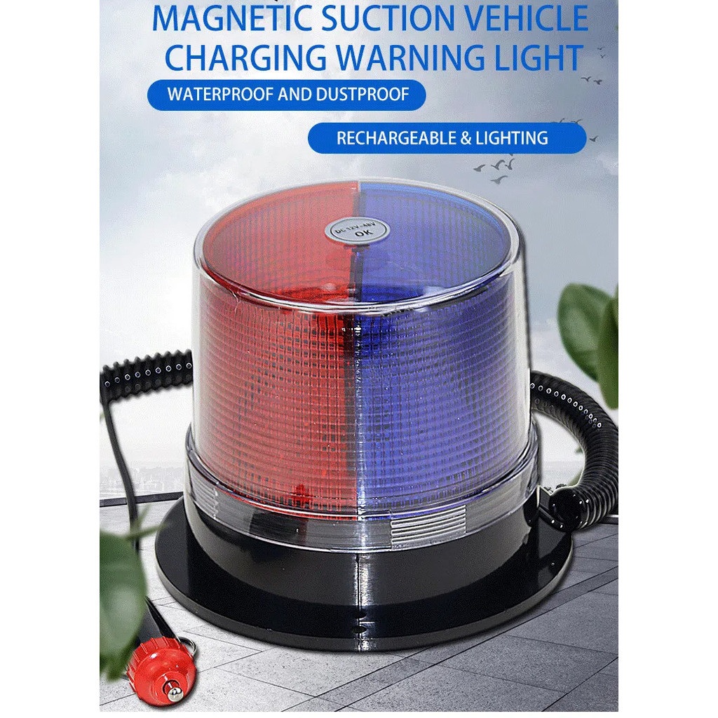 Beacon LED Vehicle Charging Traffic Warning Light, Strobe Flashing ...