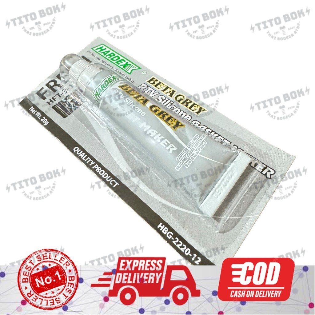 HARDEX BETA GRAY RTV SILICONE GASKET MAKER 20G | Shopee Philippines