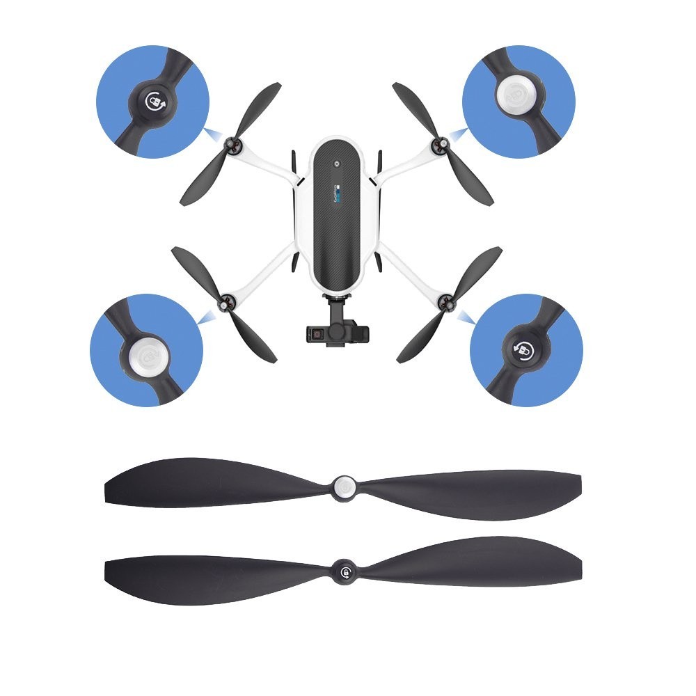 RQ4/8pcs Replacement Quick Release Propellers Props for GoPro Karma ...