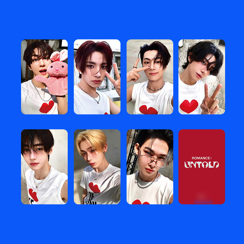 5-7pcs EN Lomo Card ROMANCE UNTOLD Album Photocards HEESEUNG JAKE JAY ...