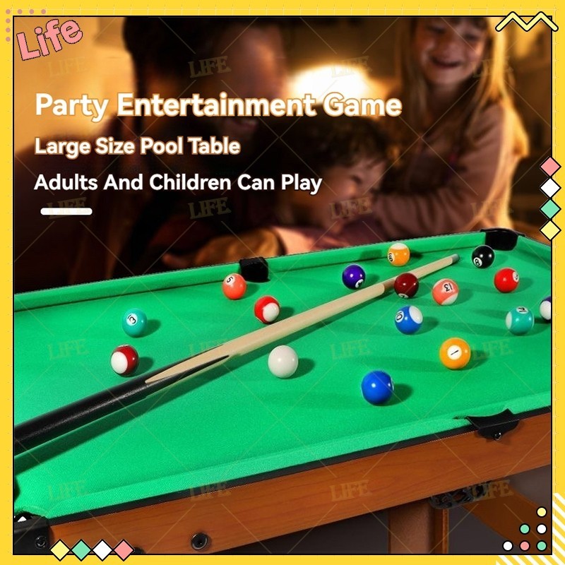 New 69*37*60CM Mini Billiard Table For Kids Wooden Tabletop Pool Table ...