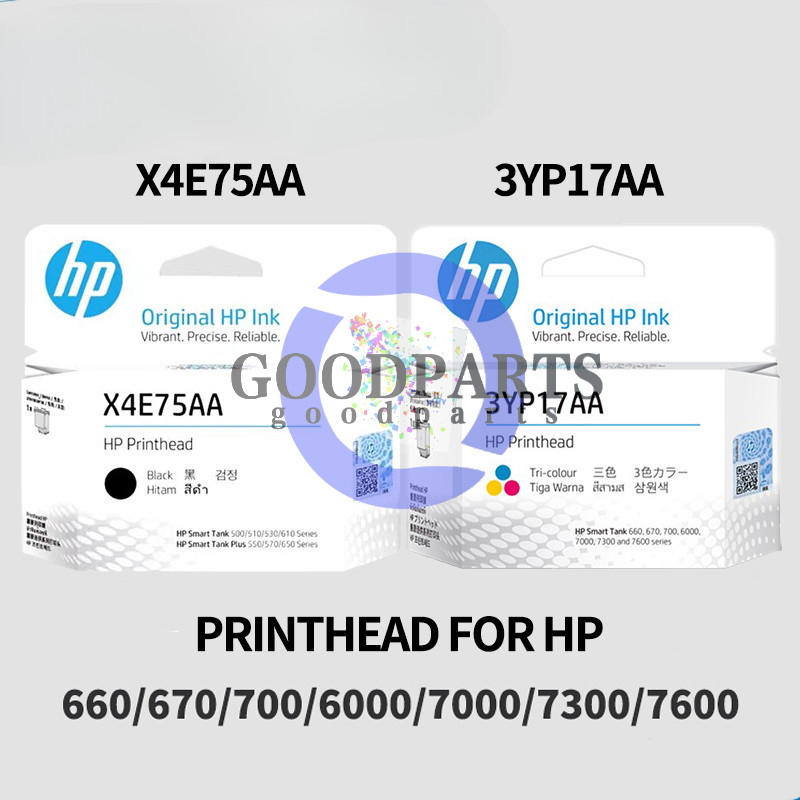 Original HP Printhead Smart Tank 660 670 700 6000 7000 7300 7600 X4E75A ...