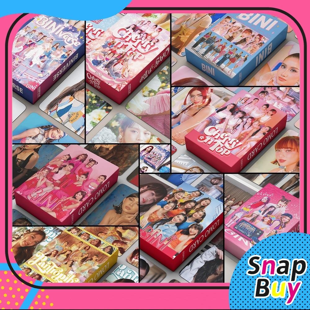 55pcs/set Bini Lomo Cards Album Postcard Bini Photocards Kpop Group ...