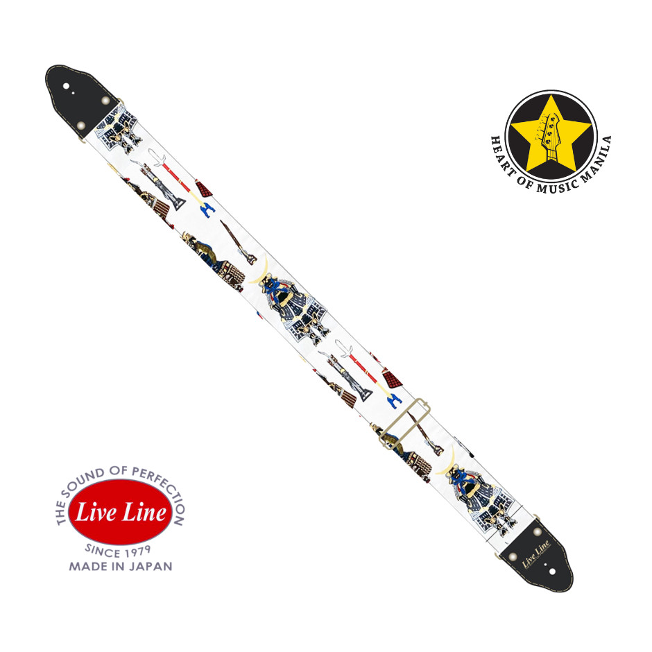 LIVELINE JAPANESE YOROI KABUTO BASS STRAP WIDE STRAP LSB45YR | Shopee ...