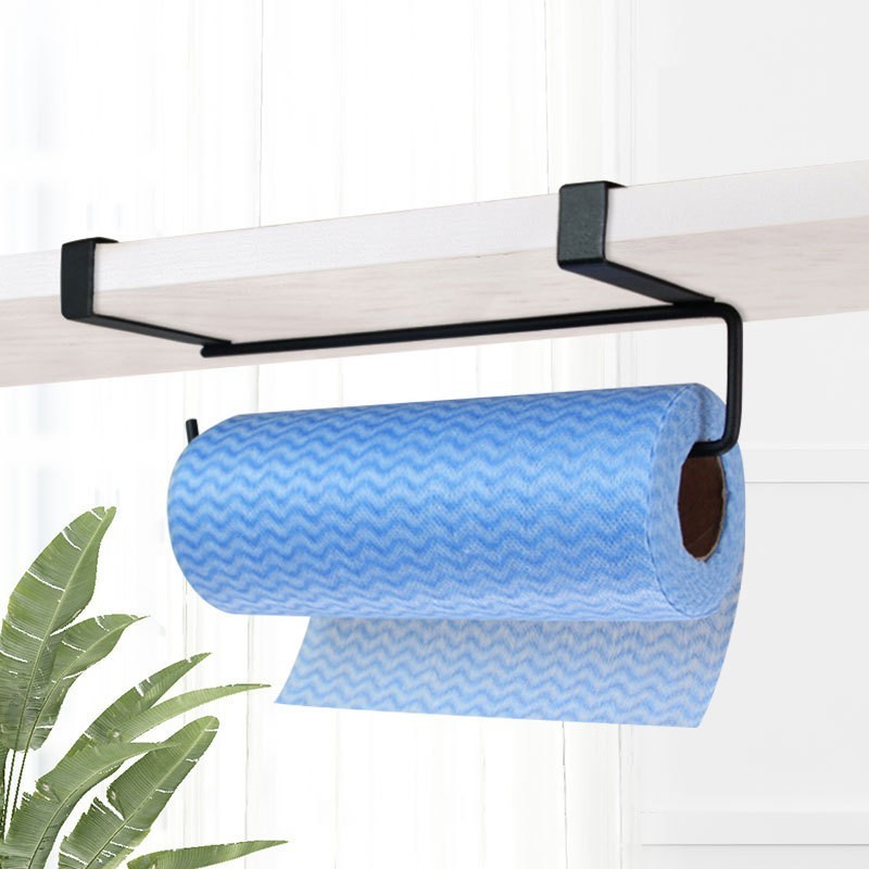 Kitchen Hanging Tissue Rack Pull-out Toilet Paper Holder Punch-Free ...