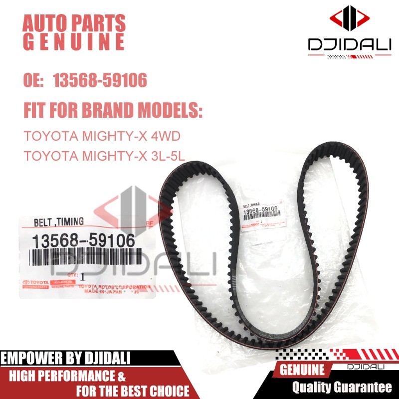 13568-59106/129MR31 TIMING Belt Fit for TOYOTA 2LII MIGHTY-X | Shopee ...