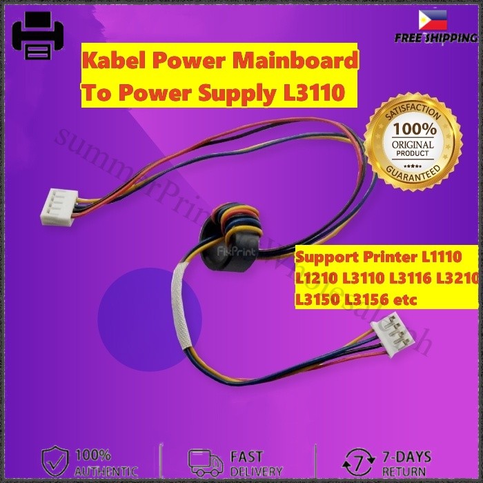 Epson L1110 L1210 L3110 L3210 L3150 L3156 New Power Supply Cable ...