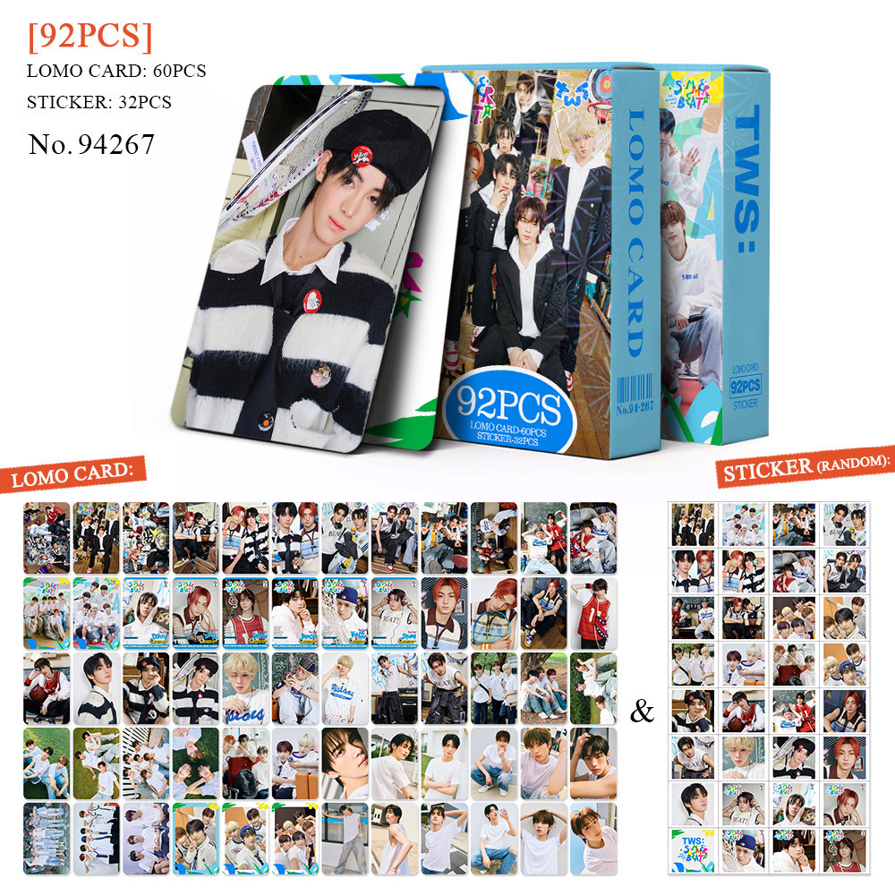 Lomo Cards TWS photocards SHINYU DOHOON YOUNGJAE Holographic Card TWS ...
