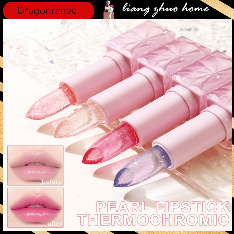 Dragon Ranee Moisturizing Jelly Glitter Colored Lip Balm Temperature ...