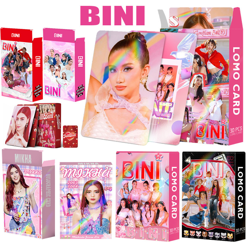 New BINI Lomo Cards Jollibini Photocard BINI Photocards Jollibee Card ...