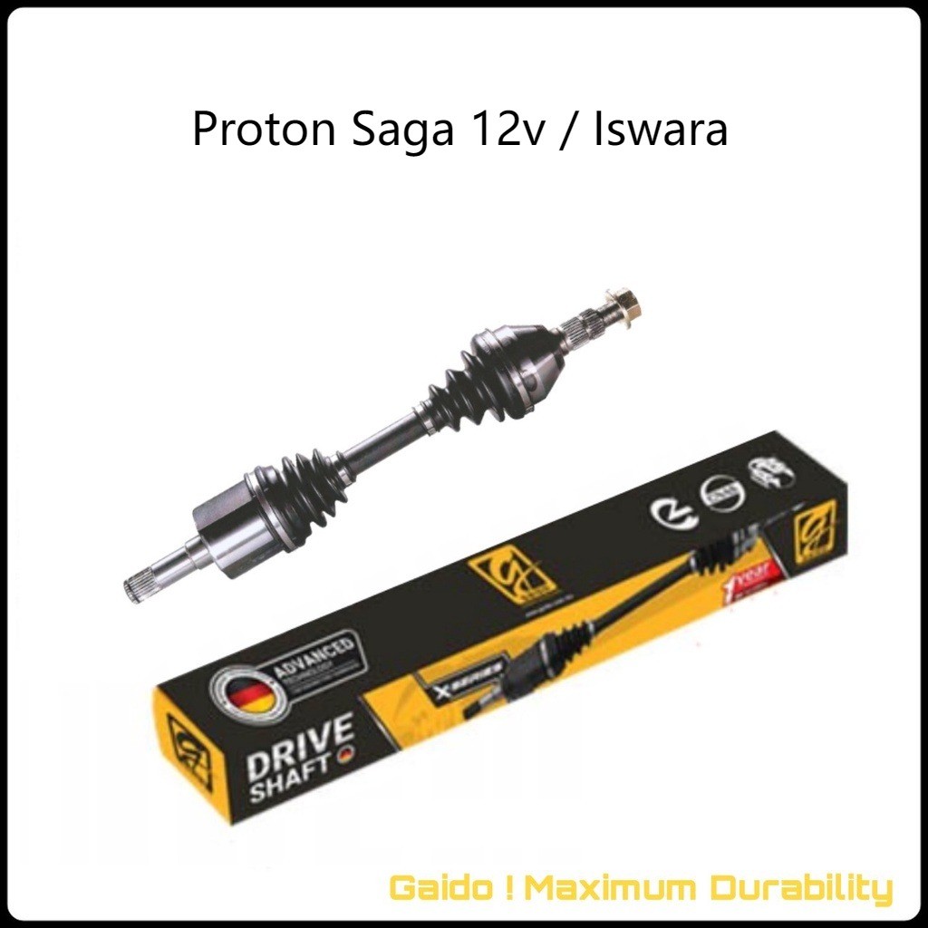 Gaido Drive Shaft - Proton Saga 12v / Iswara ( Warranty 1Year or 60 ...