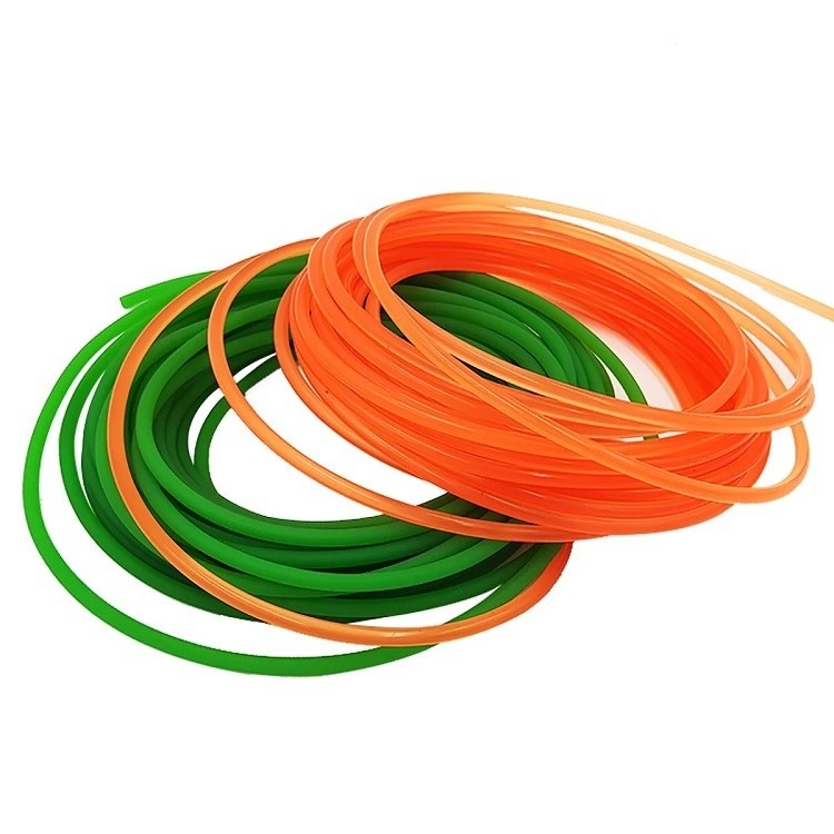 Round Polyurethane Conveyor Drive Belt PU Green Rough Surface ...