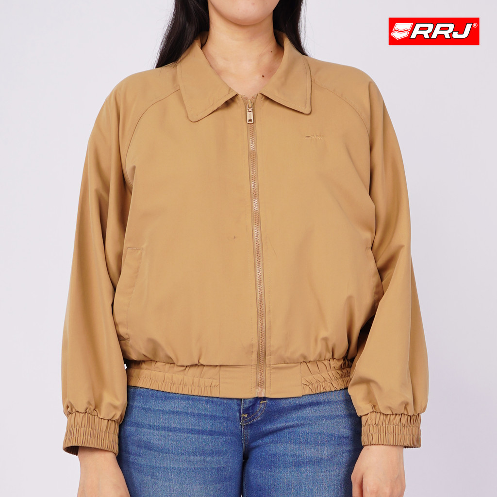 RRJ Ladies Basic Jacket Regular Fitting Special Fabric 112295 (Beige ...