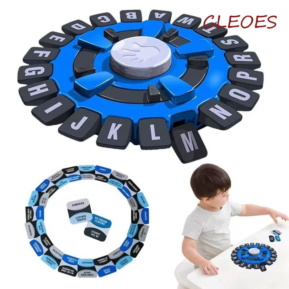 CLEOES Word Game Chessboard, Letter Pressing Fast-Paced Family Board ...