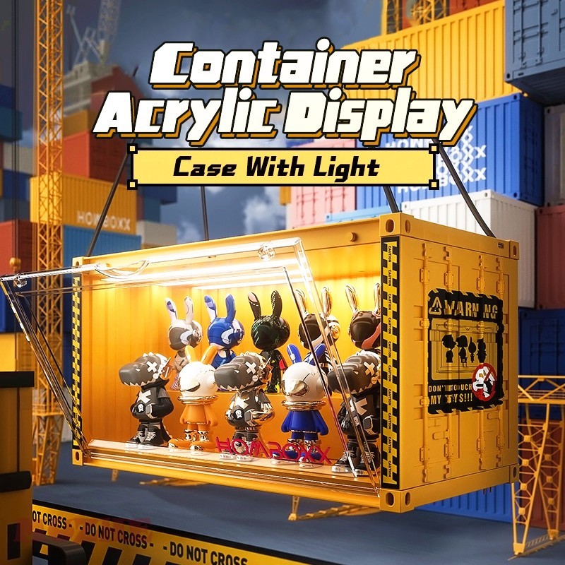 Magnetic Container Design With Light Acrylic Display Case Popmart ...