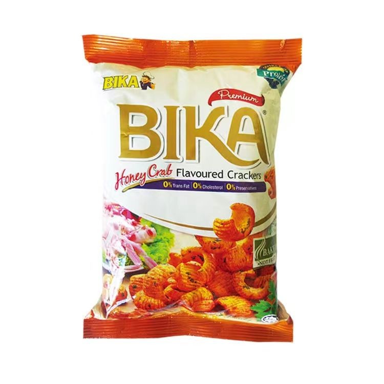 Malaysia Imported BIKA Squid Crisp Chicken Flavor Potato Chips 70g Thin ...