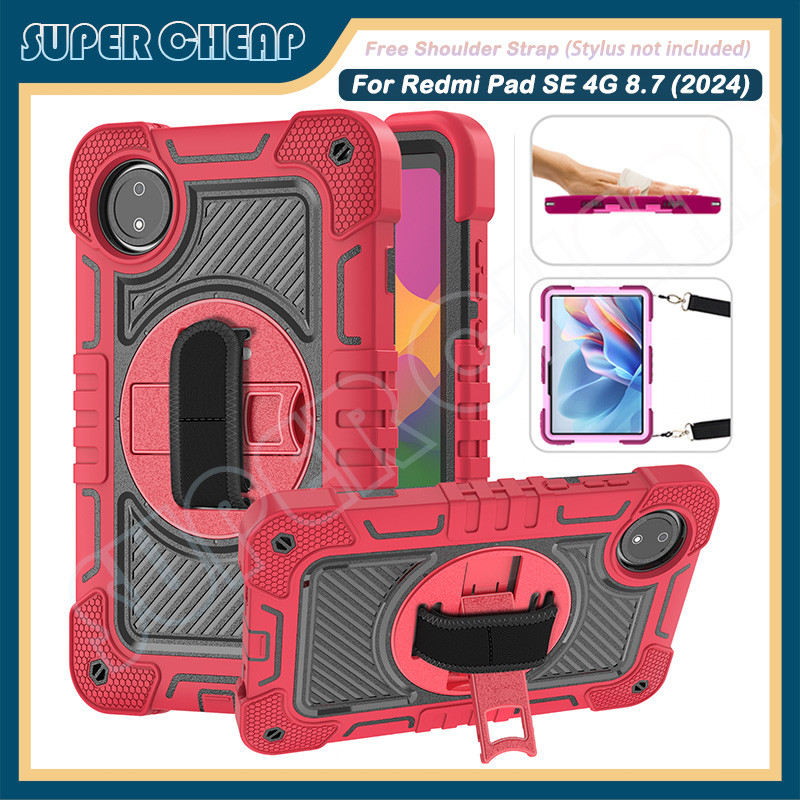For Redmi Pad SE 4G 8.7 Redmi Pad SE 8.7inch 2024 360° Rotating Hand ...