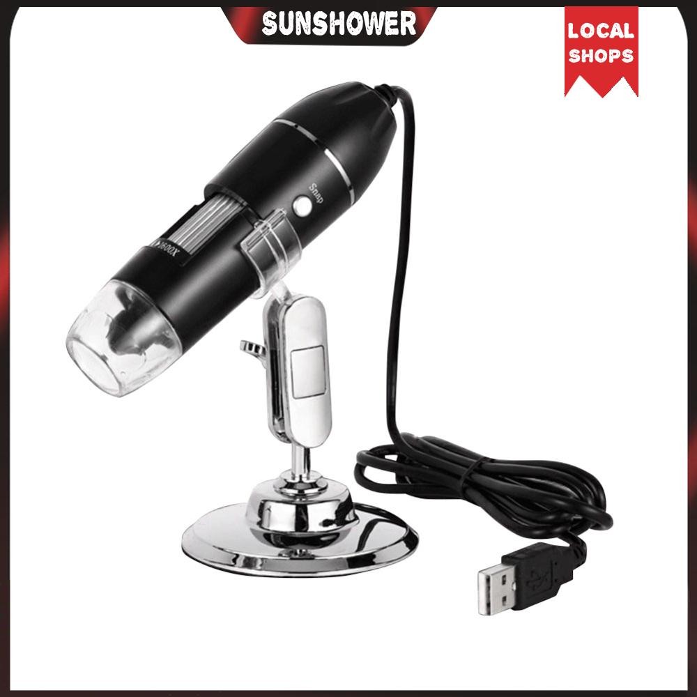 Digital USB Microscope Camera 500X LED Magnifier for Cell Phone Repair ...