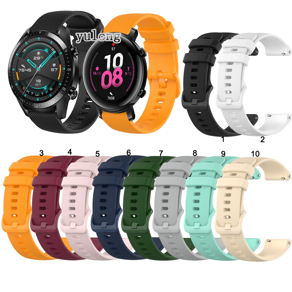 18mm 20mm 22mm Silicone Watch Band Strap For Huawei Watch Gt5 Gt3 Gt4