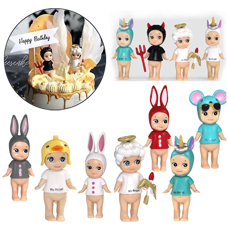 Sonny Angel Anime Mini Figure Unicorn Mouse Devil Angel Rabbit Chicken ...