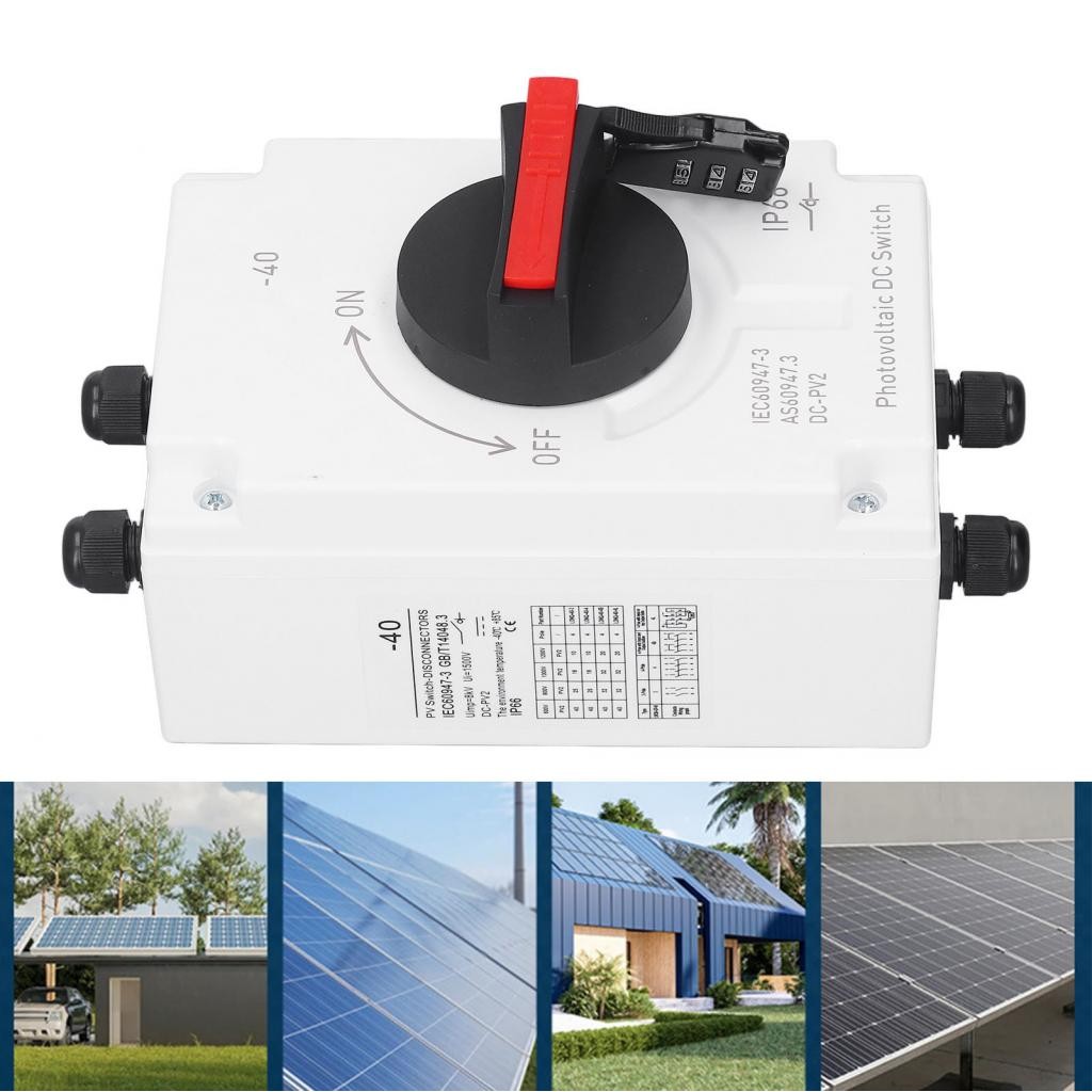 Dajrrhd DC1000V 32A Solar PV Changeover Switch Photovoltaic Isolator ...
