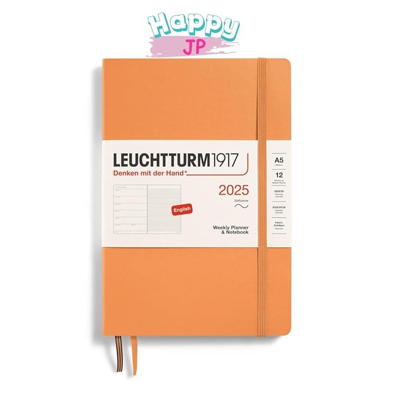 Leuchtturm1917 Planner 2025 Weekly Softcover A5 Apricot 370751 ...