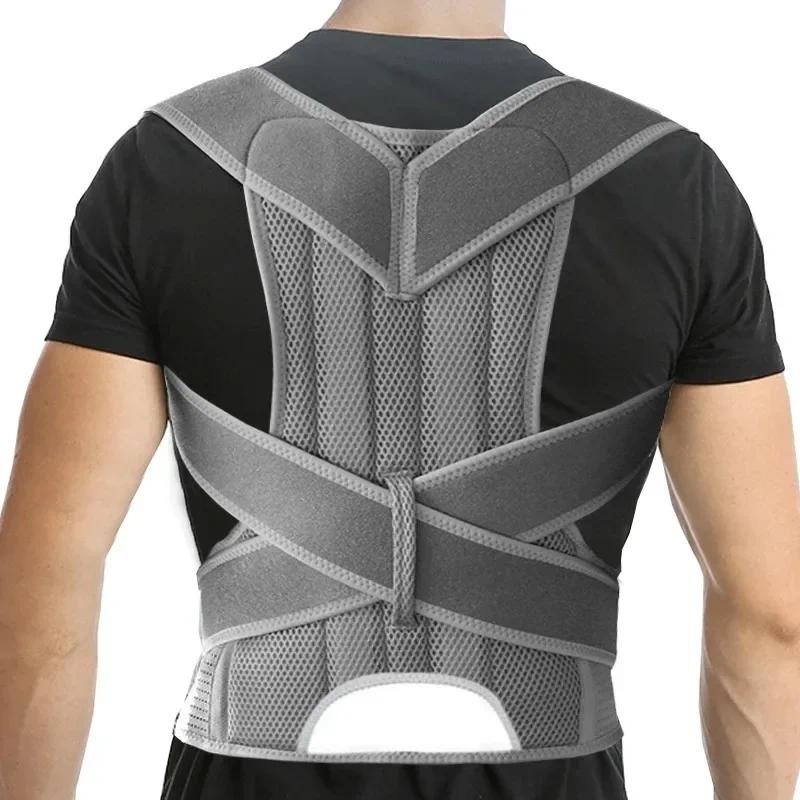 3XL 4XL Spine Straightener Support Band Back Posture Corrector Brace ...