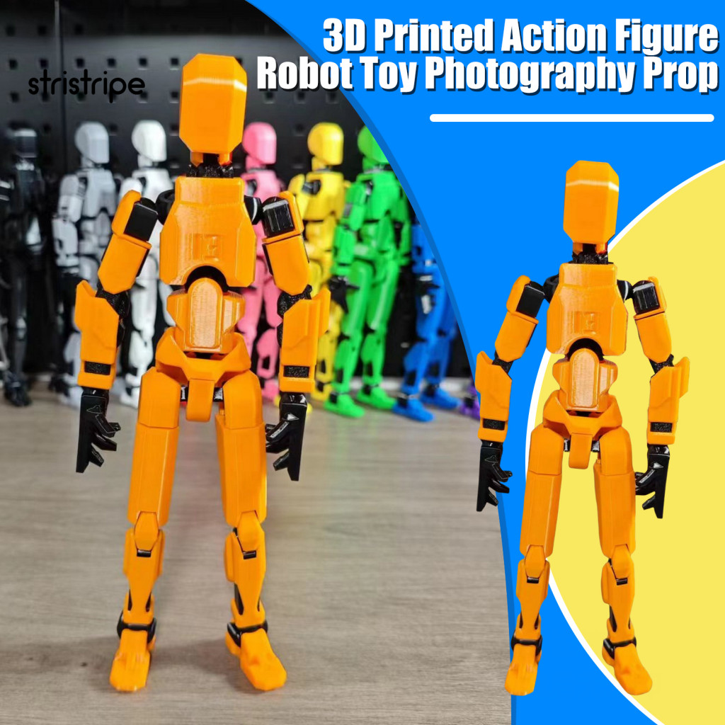 STR- Robot Toy Photography Prop 15 Weapons Robot Action Figure Multi ...