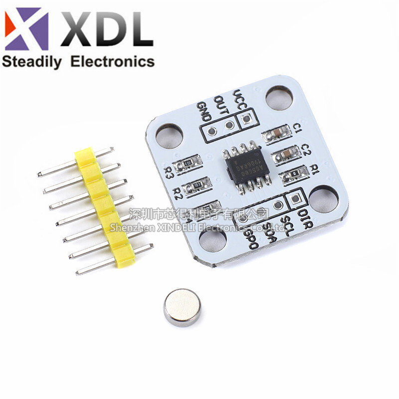As5600 Magnetic Encoder Magnetic Induction Angle Measurement Sensor ...